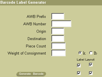 To use the barcode creation click on the Barcode Creation button in the ...